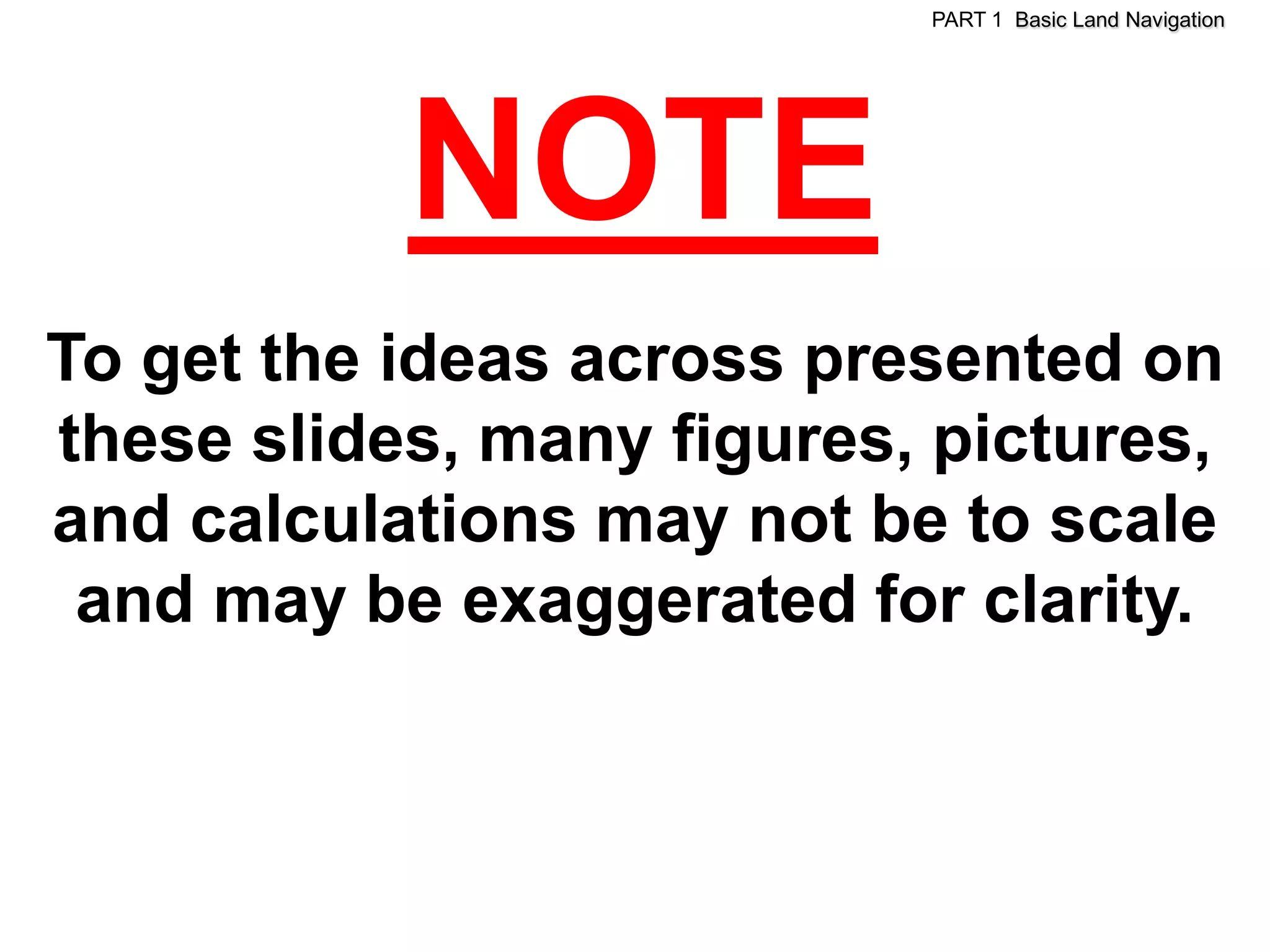Land navigation part 1 | PDF Land navigation part 1 | PDF