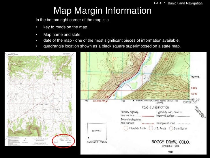 Land navigation part 1