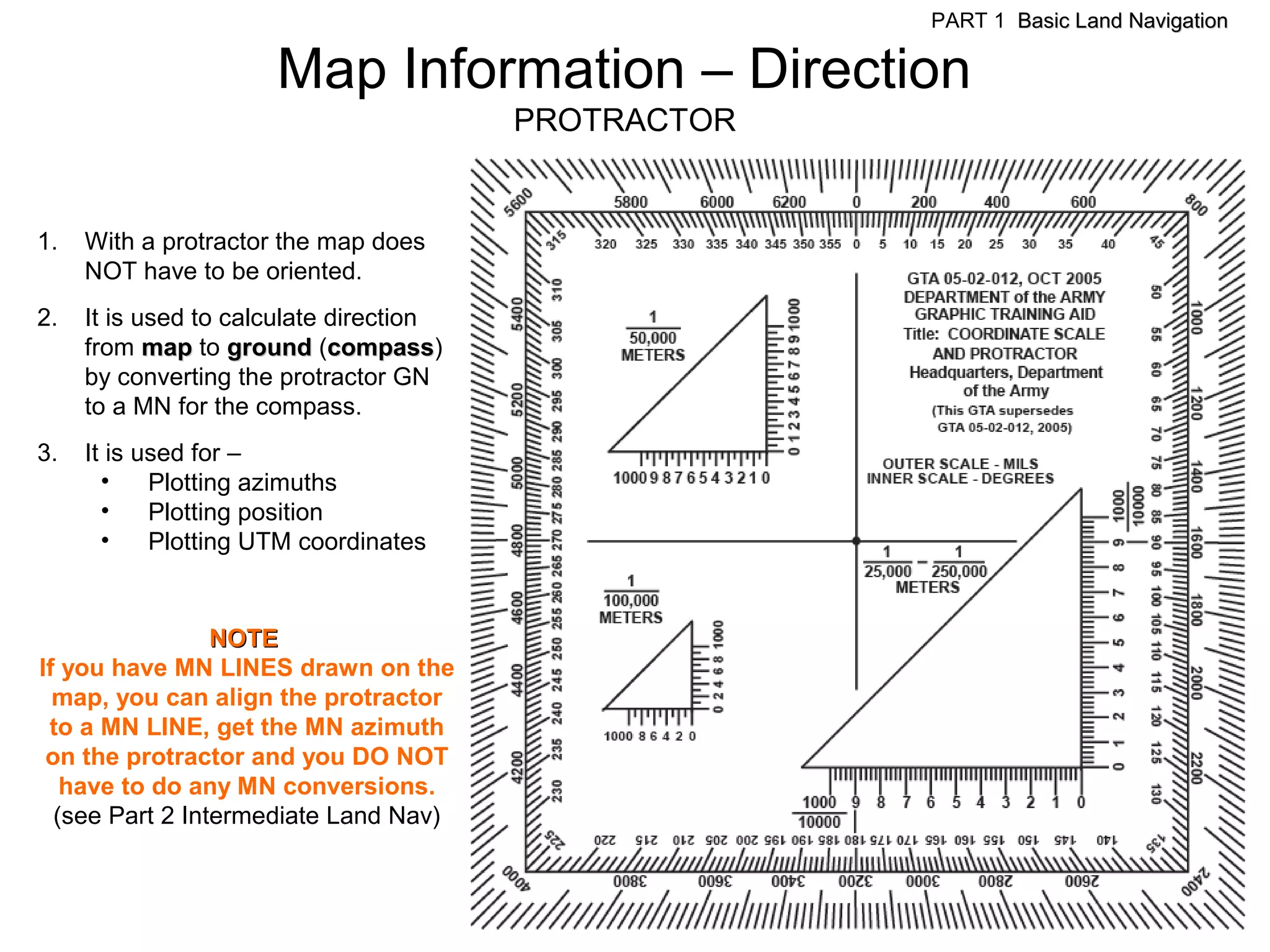 Land navigation part 1 | PPT