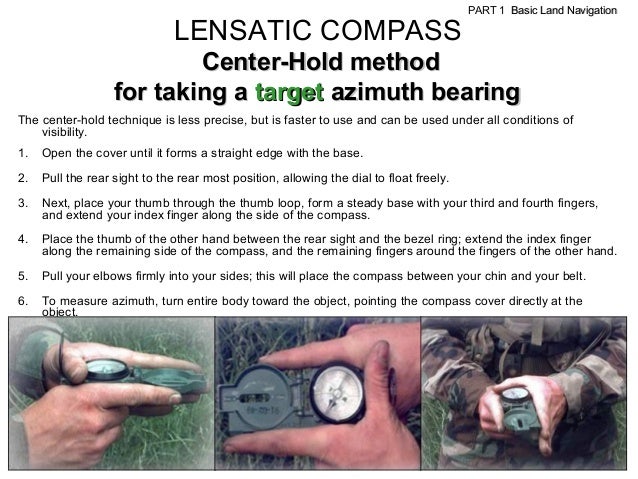 Land navigation part 1