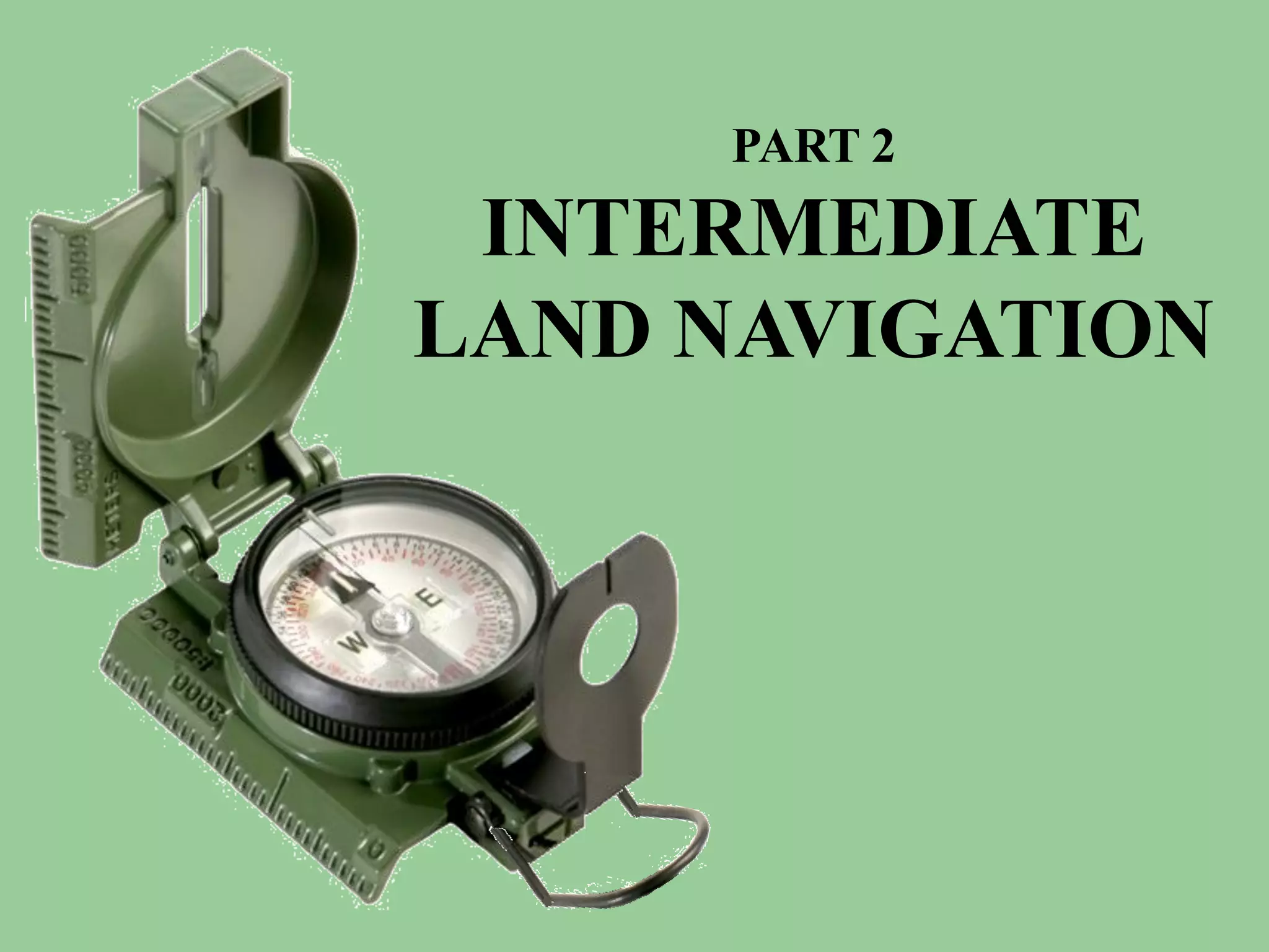 Land navigation part 2 | PDF