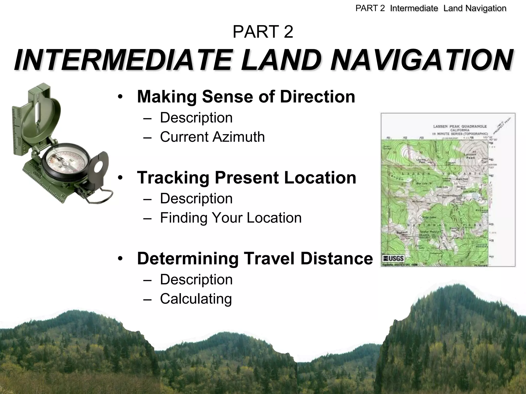 Land navigation part 2 | PDF