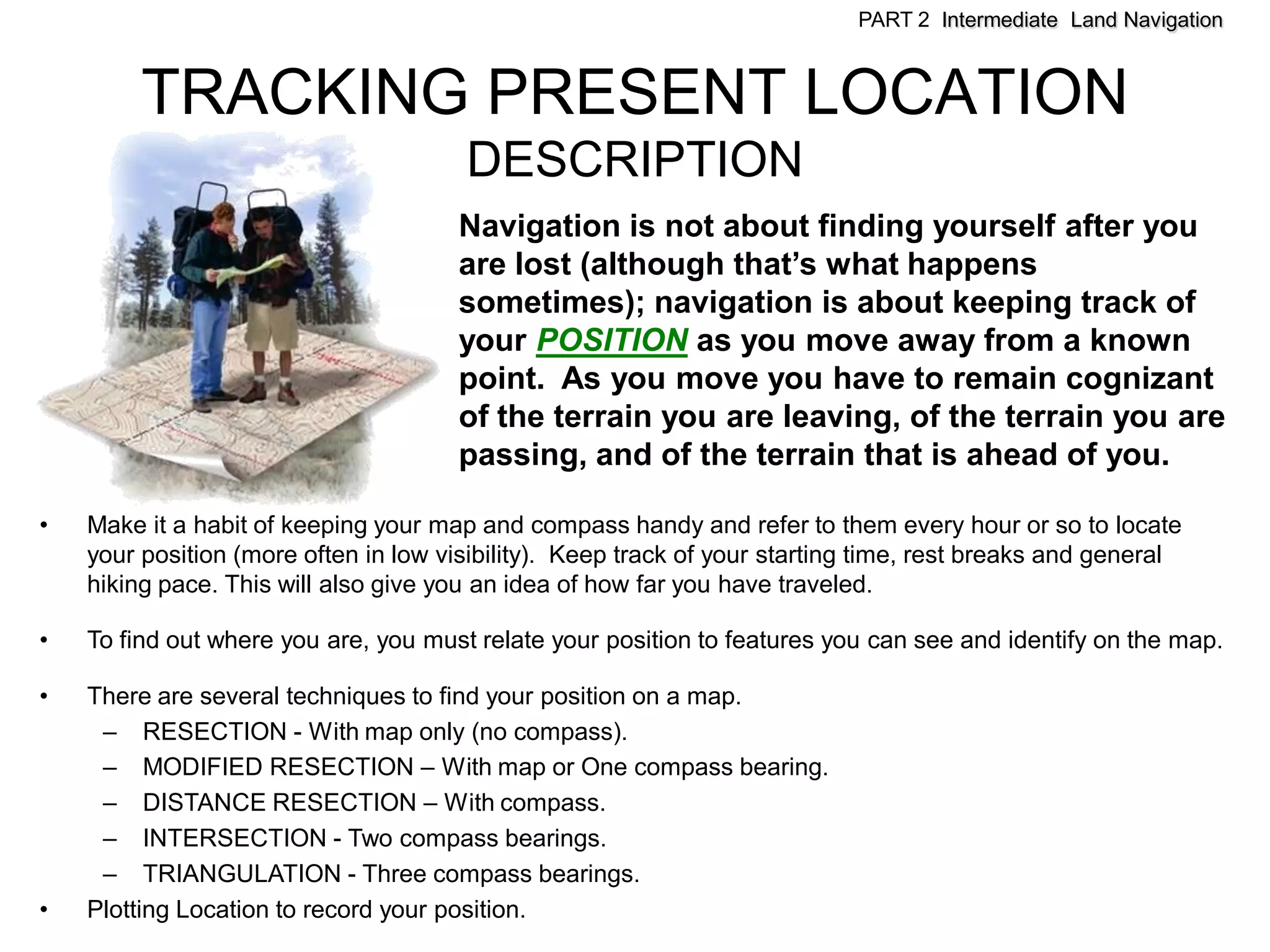 Land navigation part 2 | PDF