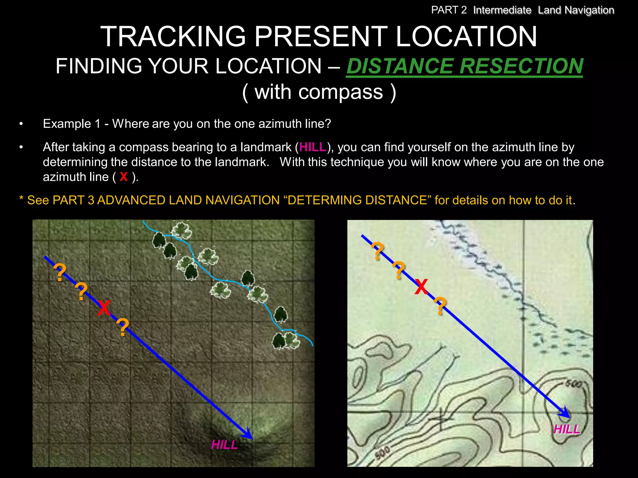 Land navigation part 2 | PDF