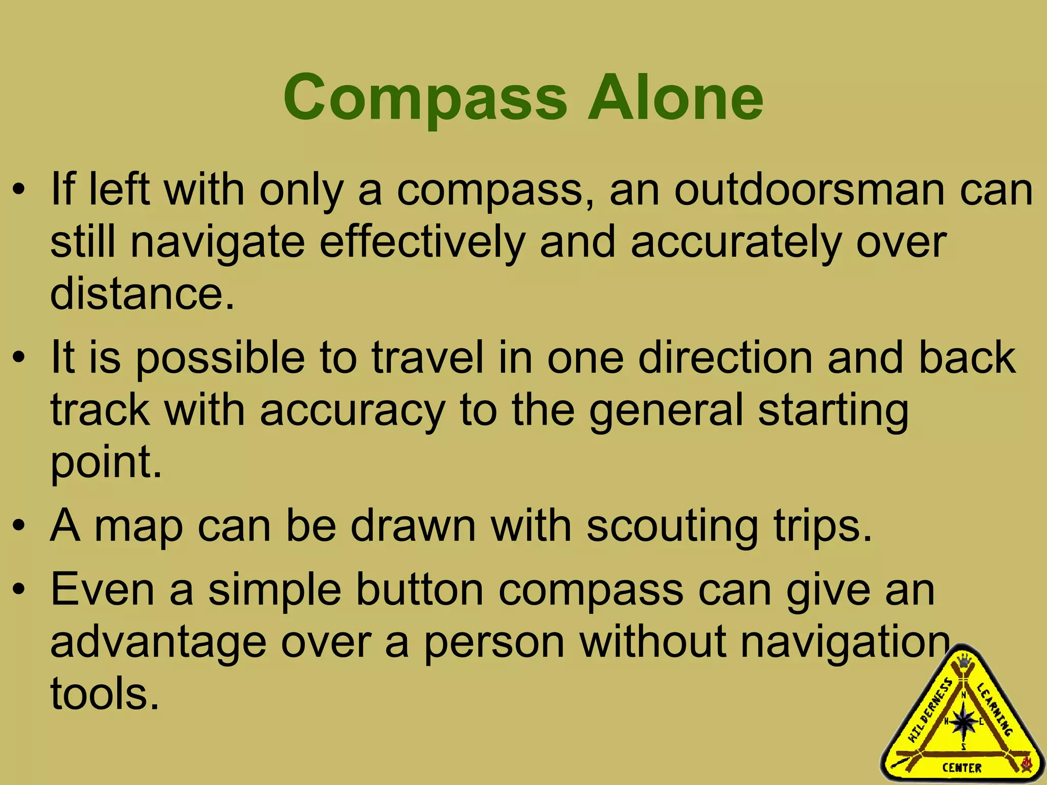 Land Navigation With Map And Compass | PPT