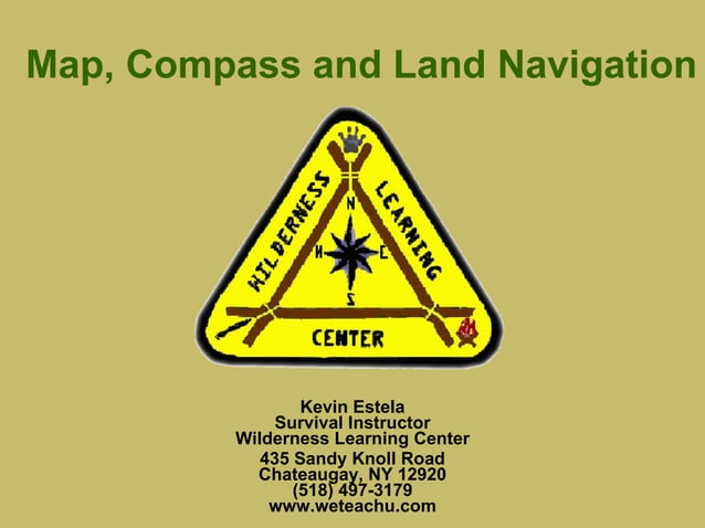 Land Navigation With Map And Compass | PPT | Geography | Science