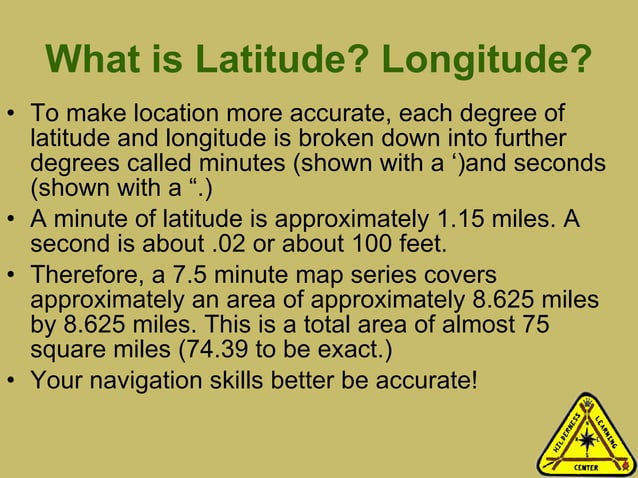 Land Navigation With Map And Compass | PPT | Geography | Science