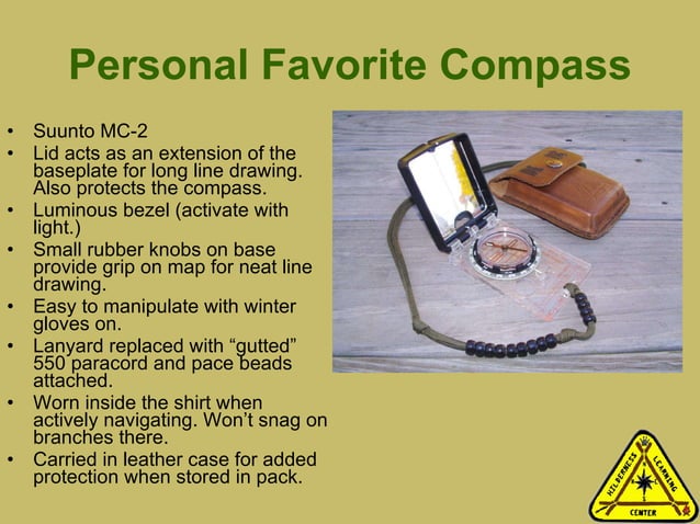 Land Navigation With Map And Compass | PPT | Geography | Science