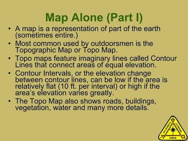 Land Navigation With Map And Compass | PPT | Geography | Science