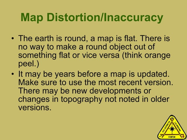 Land Navigation With Map And Compass | PPT | Geography | Science