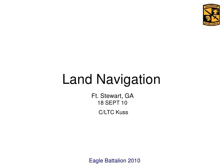 Land Nav Fall 2010