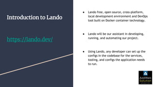 Lando - AddWeb Solution | PPT