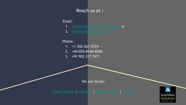 Lando - AddWeb Solution | PPT