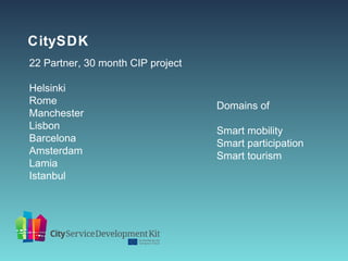 Open Data Cities and Transport Presentation | PDF | Internet | Computing