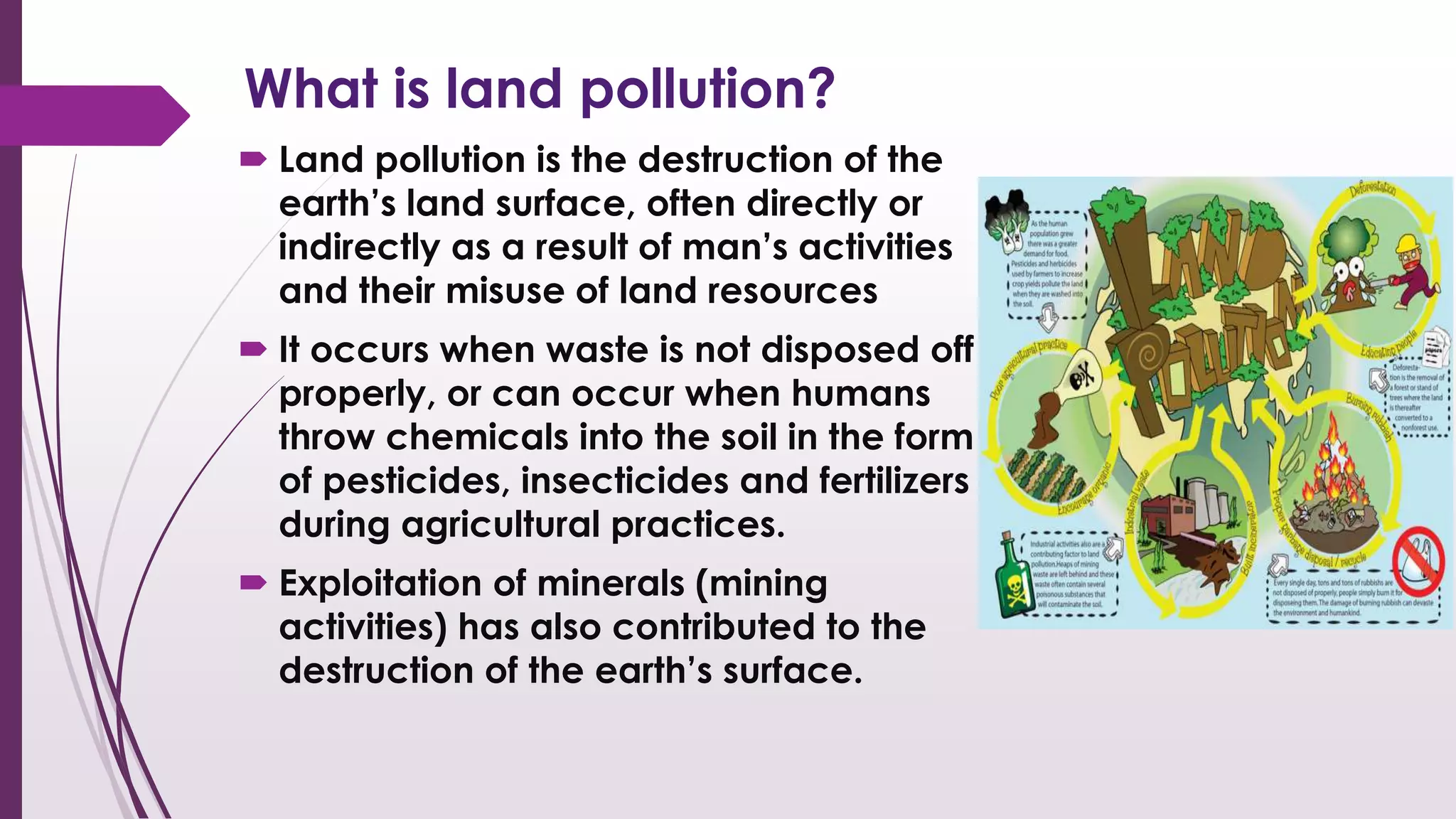 Land pollution . | PPTX