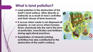 Land pollution . | PPTX