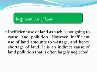 Land pollution | PPTX