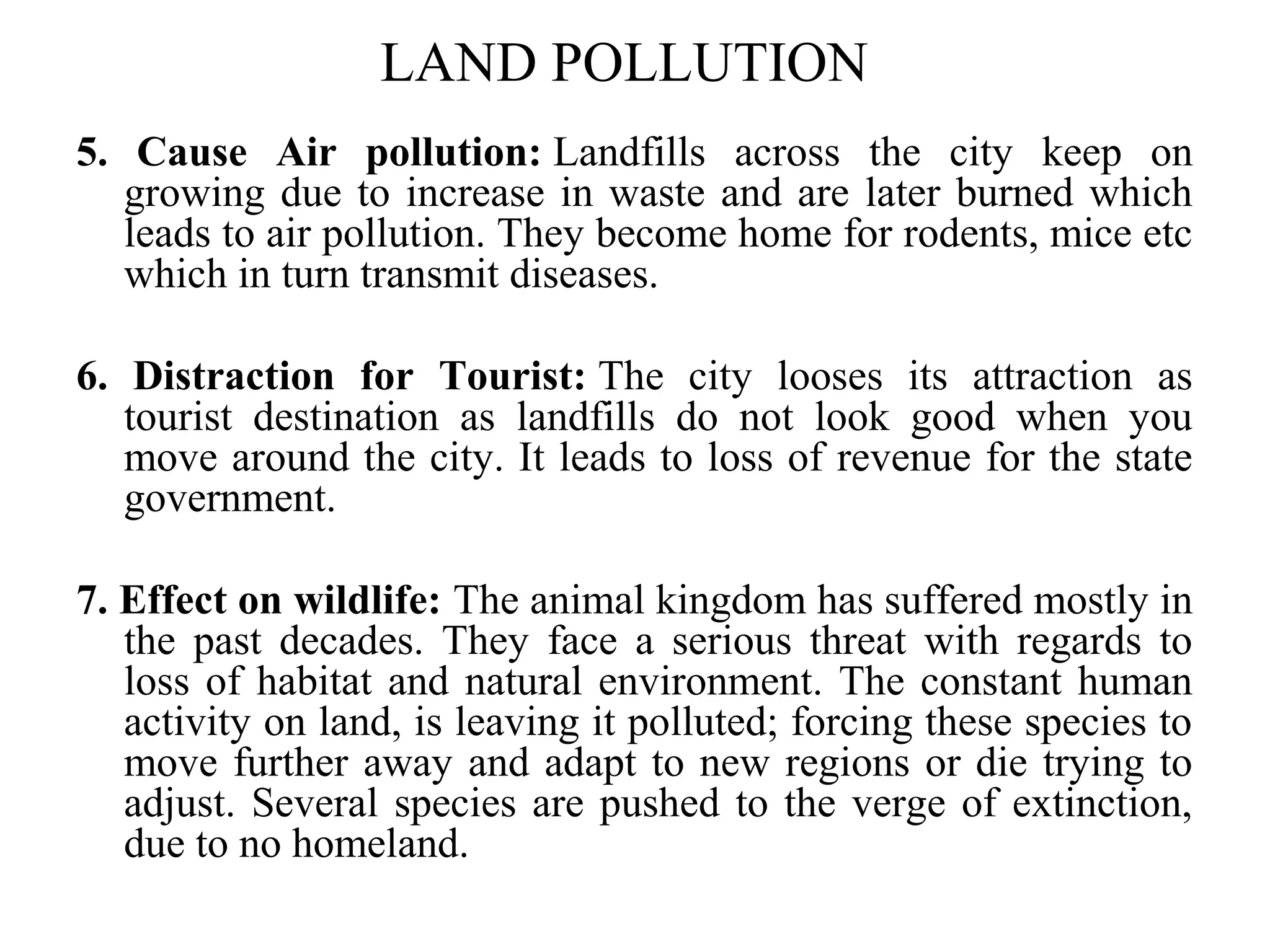 Land pollution | PPT
