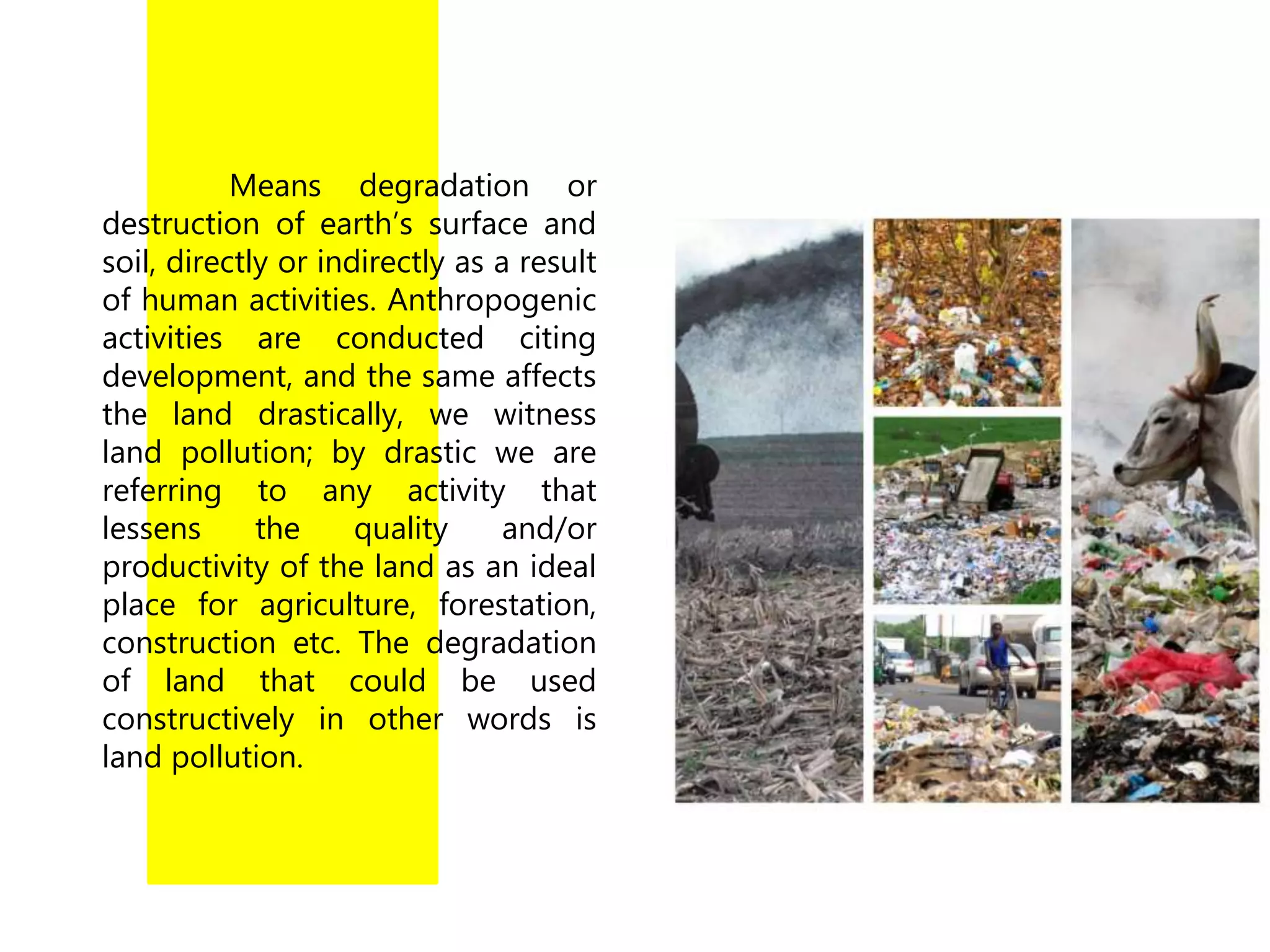 Land pollution | PPTX