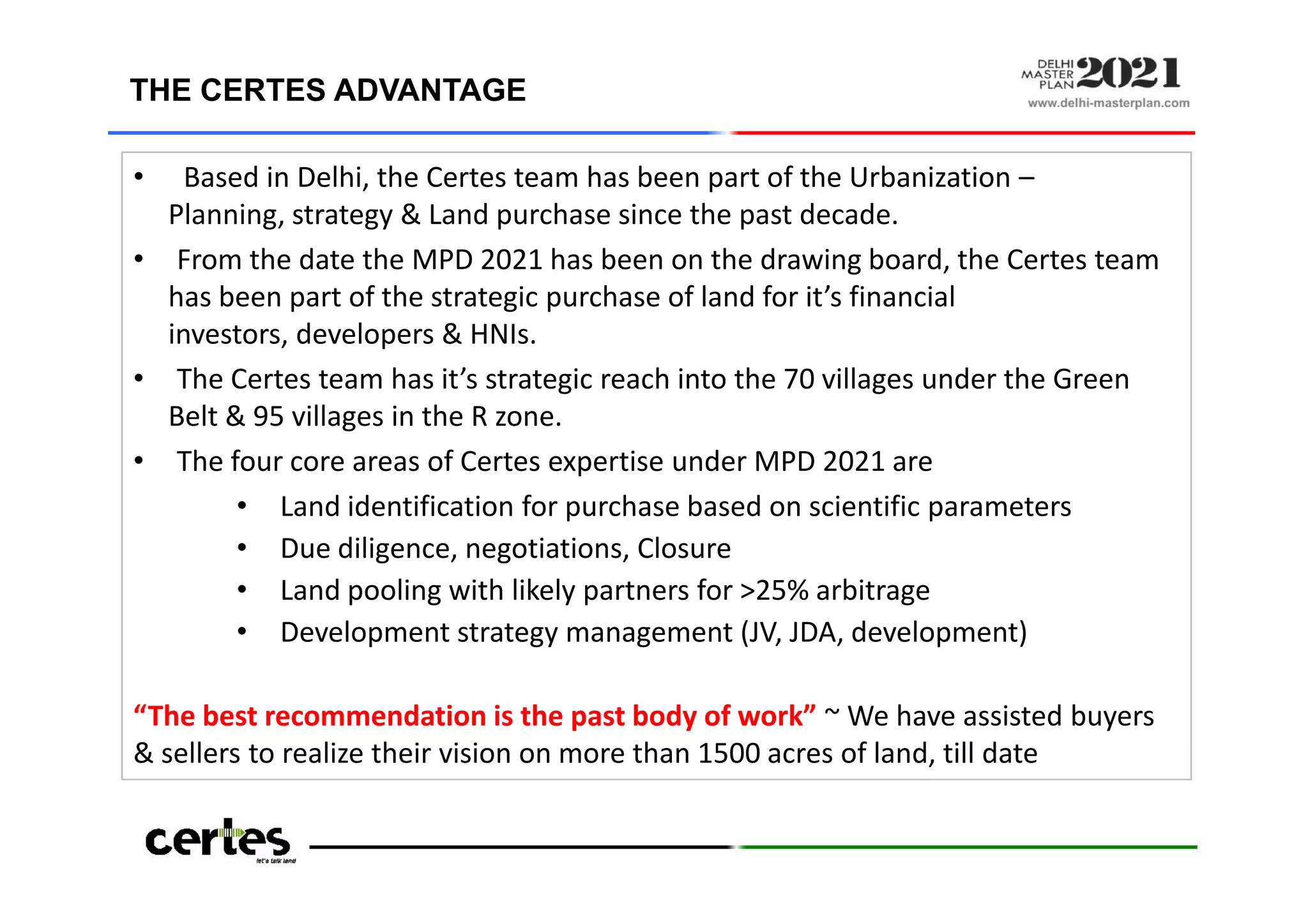Land pooling mpd 2021 summary | PDF