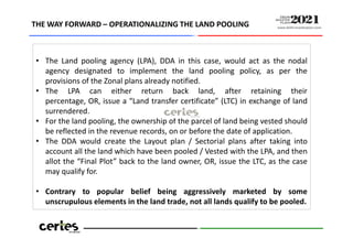 Land pooling mpd 2021 summary | PDF
