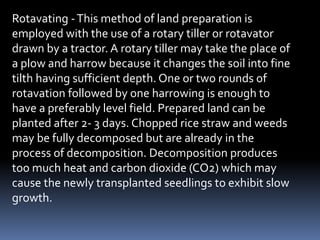 land prep.pptx | Agriculture | Industries