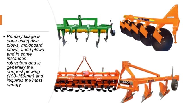 LAND PREPARATION Objectives and types.pptx | Agriculture | Industries