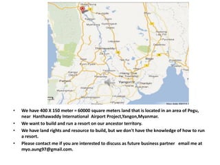 Land proposal near hanthawaddy international airport | PDF