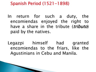 Agrarian (Land) Reform in the Philippines During Spanish Period | PPTX