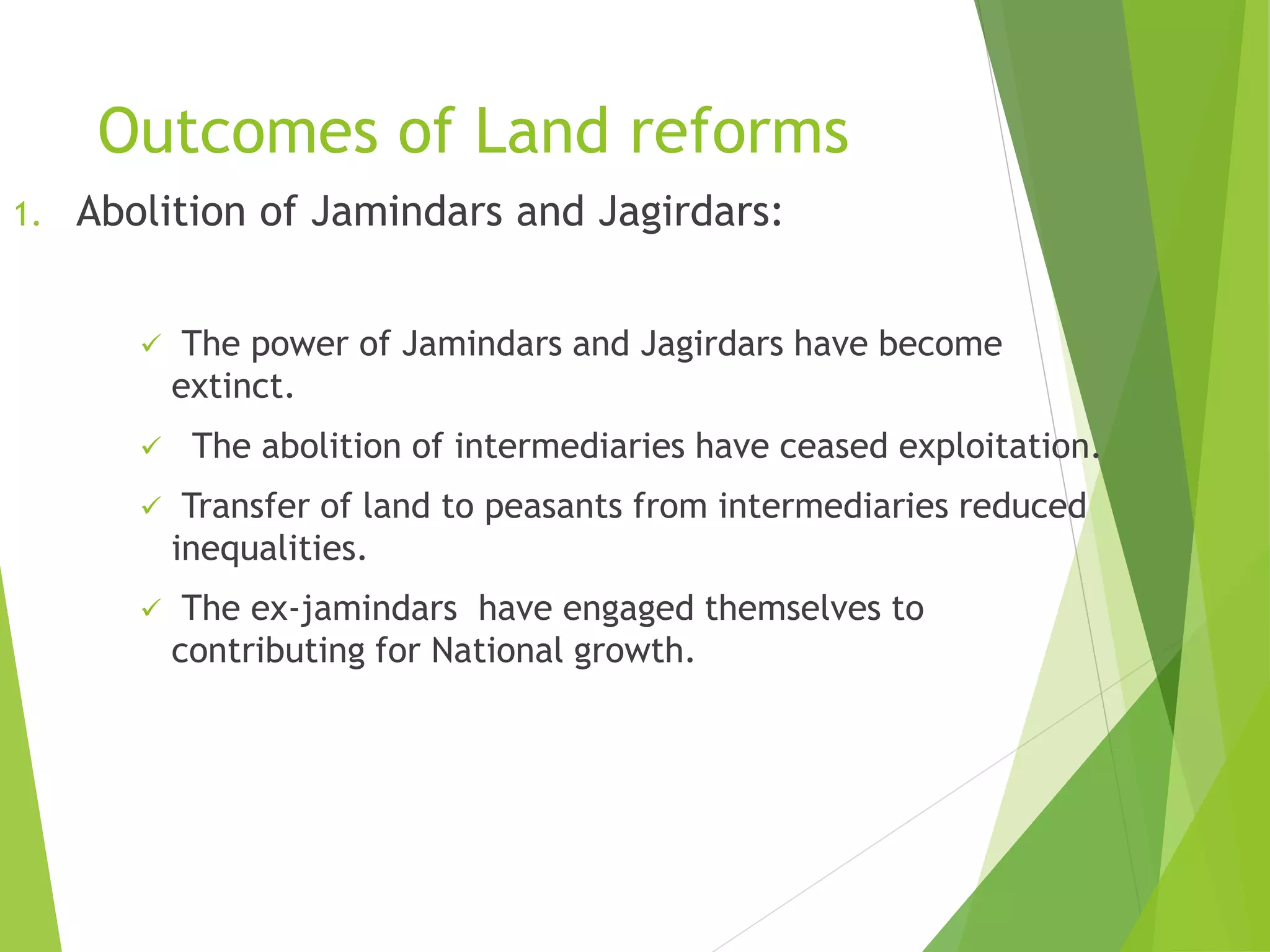 Land reforms | PPTX