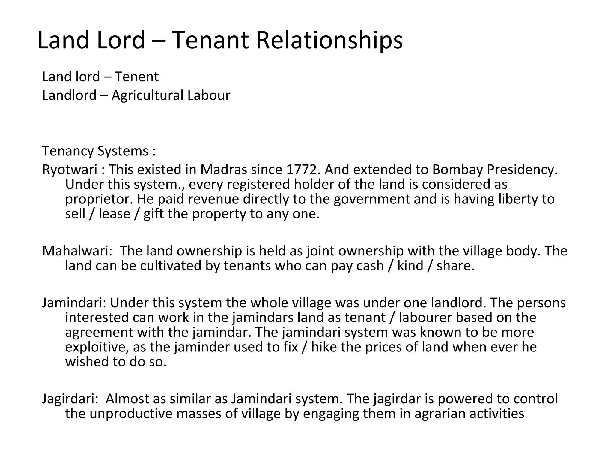 Land reforms in india | PPT