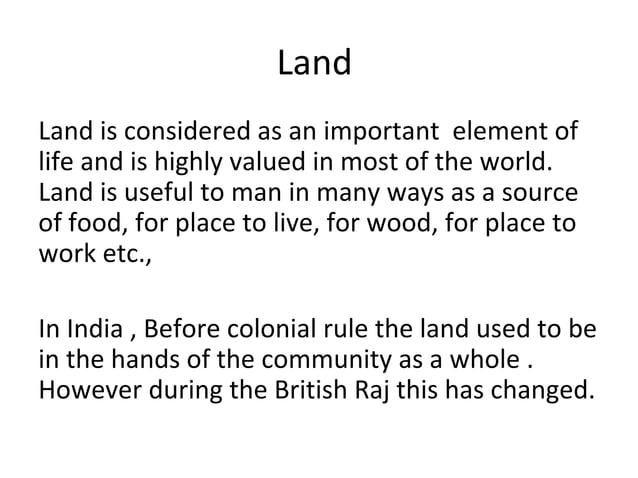 Land reforms in india | PPT
