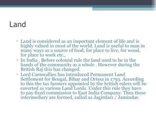 Land reforms in india | PPT