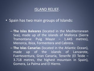 UNIT 4. Land relief and water distribution in the world. | PPT