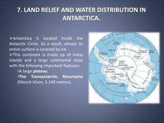 UNIT 4. Land relief and water distribution in the world. | PPT