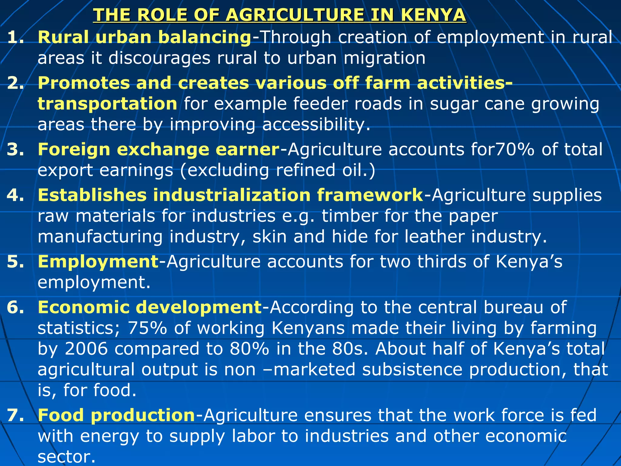 Land resource in kenya case for agriculture | PPT