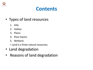 Land resources | PPTX