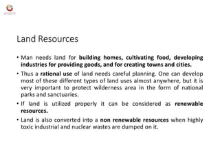 Land resources | PPTX
