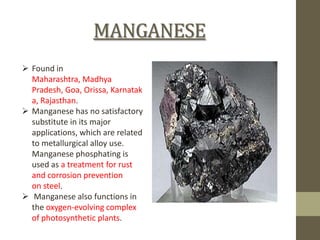 Land resources (forest and minerals) & biodiversity | PPTX