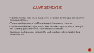 Land revenue system in british india | PPTX