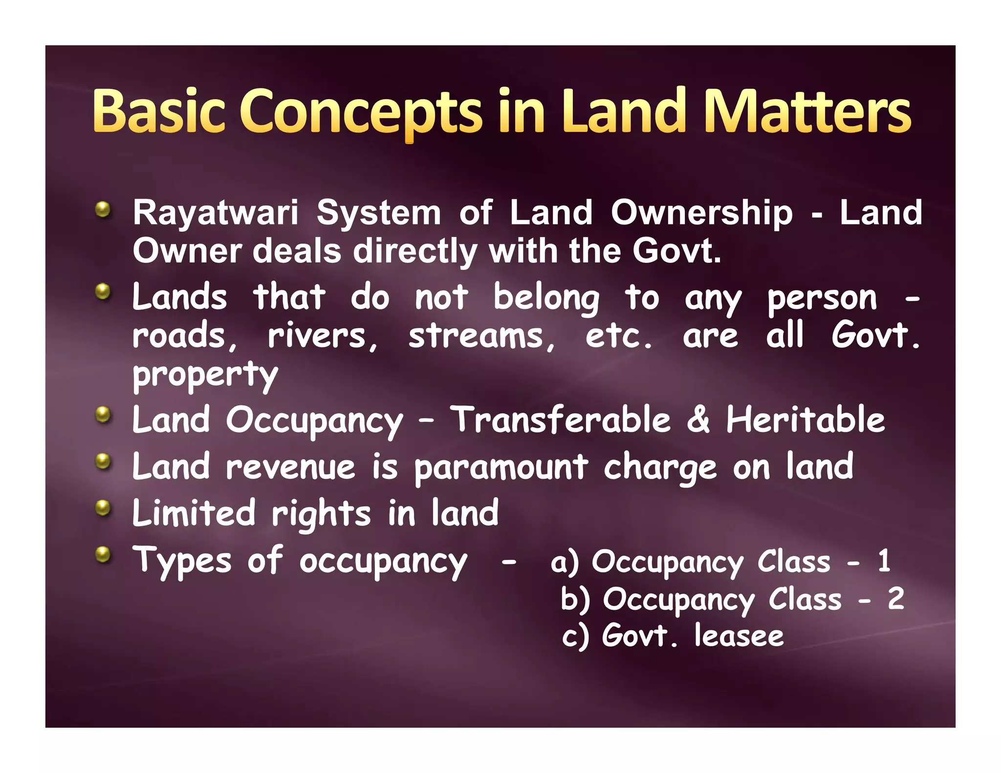 Land Rights | PDF
