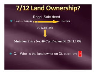 Land Rights | PPT