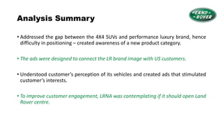 Land Rover North America | PPTX