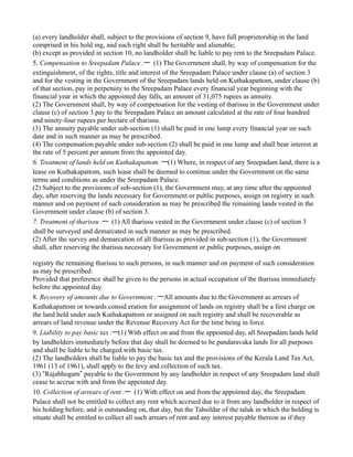 Kerala Sreepadam Lands Act .1950