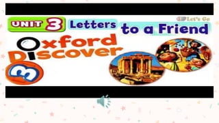 Oxford discover 3-unit 3 | PPTX