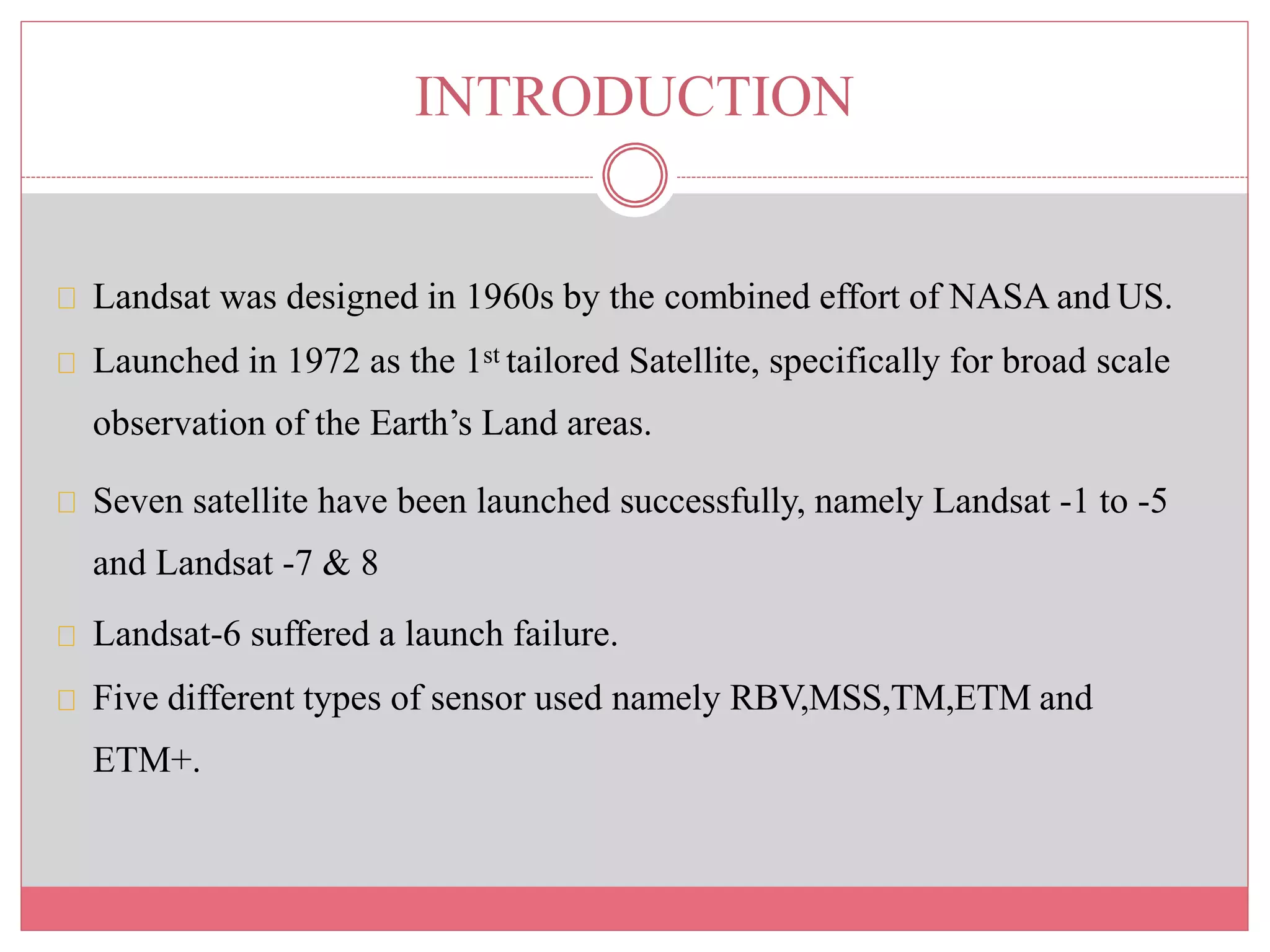 landsat-181204105426 (1).pptx | Cameras and Camcorders | Consumer Electronics