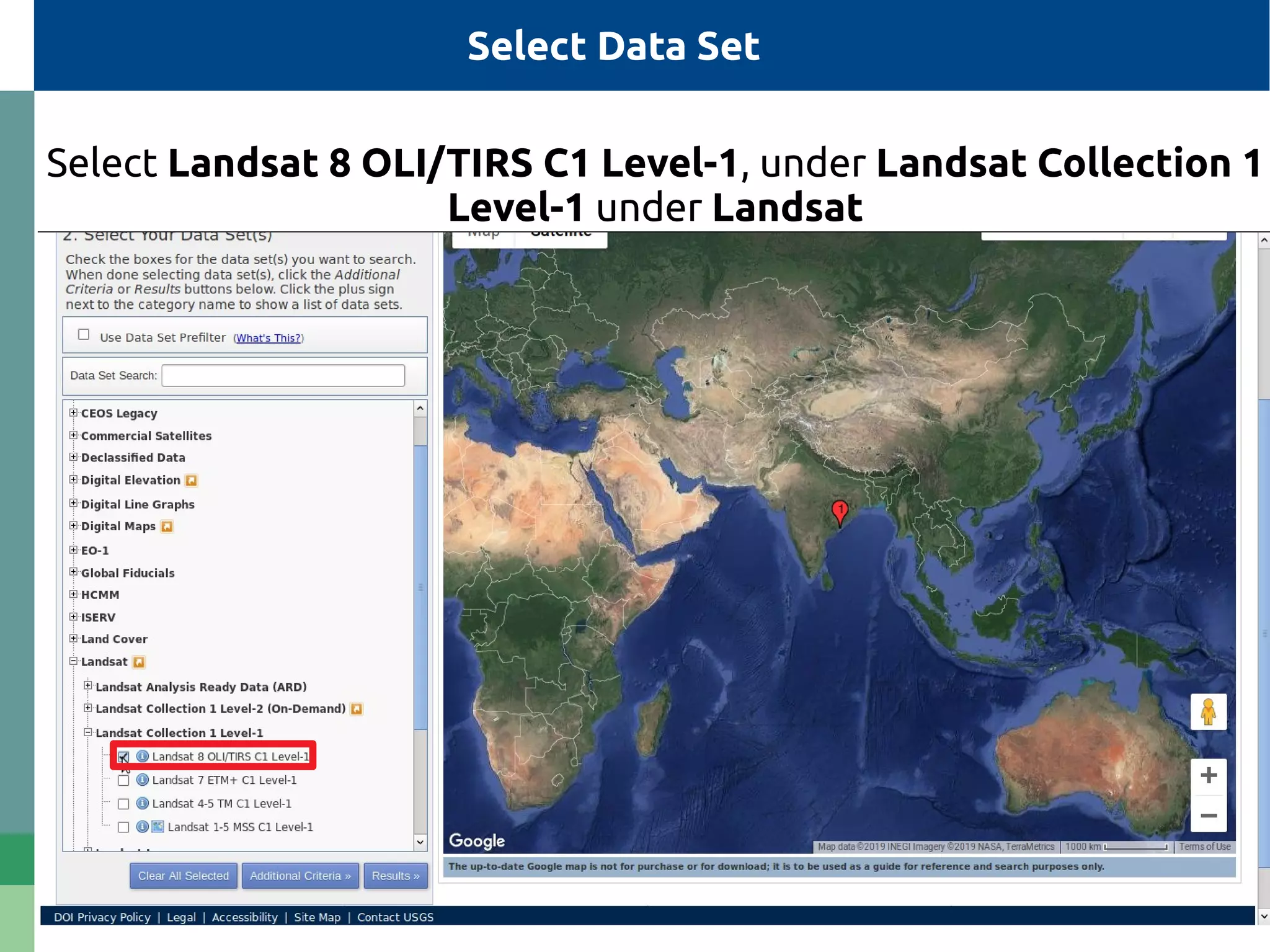 How to download Landsat data from USGS Earth Explorer | PDF