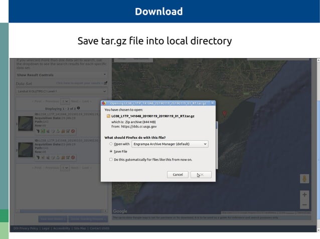 How to download Landsat data from USGS Earth Explorer | PDF