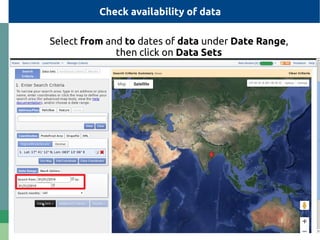 How to download Landsat data from USGS Earth Explorer | PDF