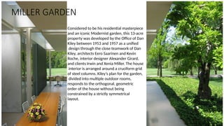 landscape design case study of landscape architecture | PPTX